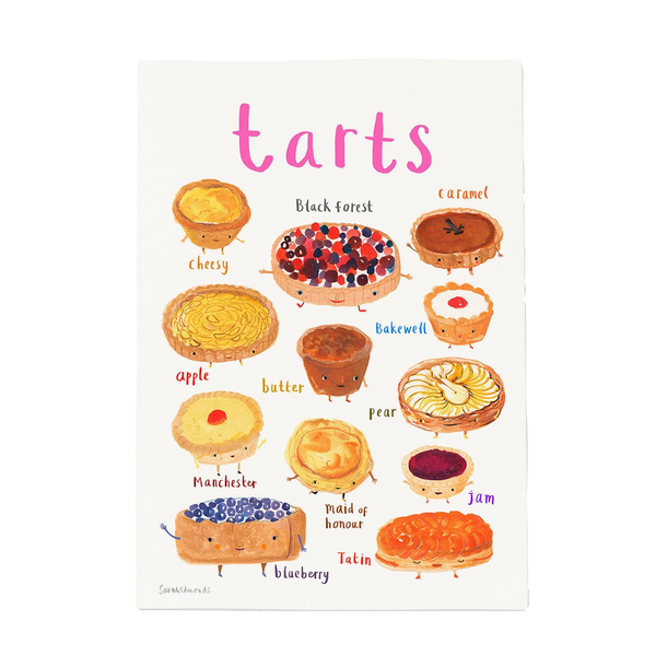 Sarah Edmonds A4 Print - Tarts – Tart Shop